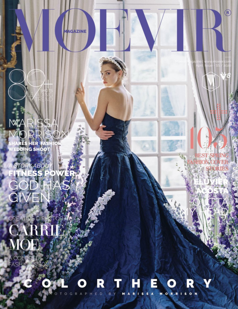 MOEVIR Magazine cover shoot at Chateau de Villette | Floraison Paris